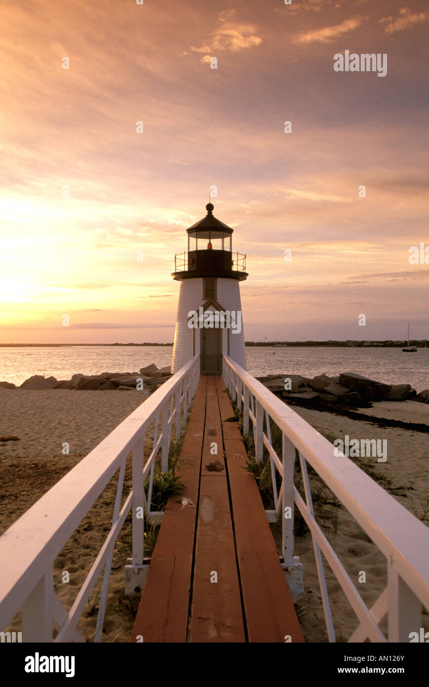 North America, USA, Massachusetts, Nantucket Island. Brand Point island ...
