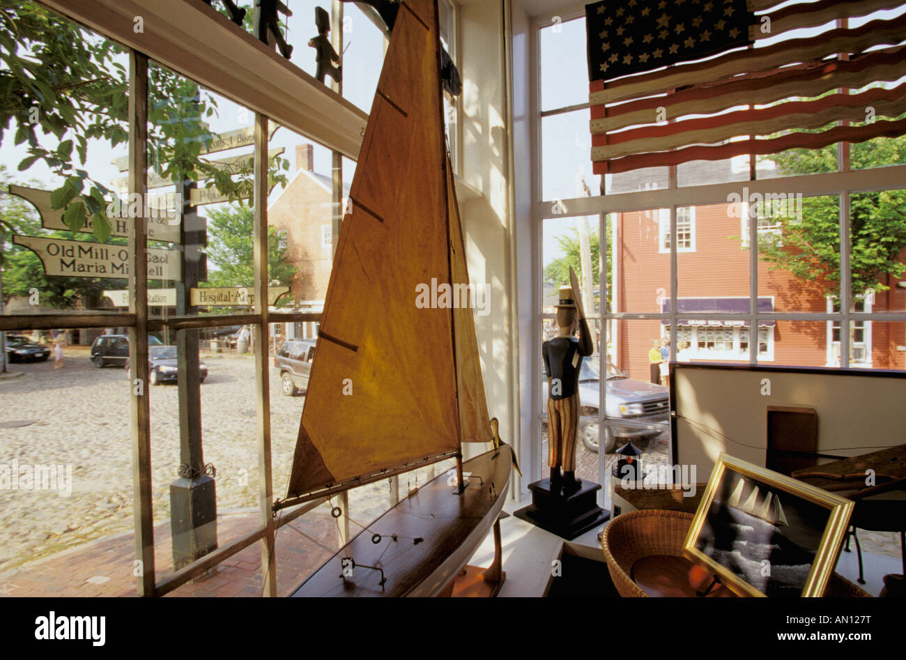 North America, USA, Massachusetts, Nantucket Island, Nantucket Town ...