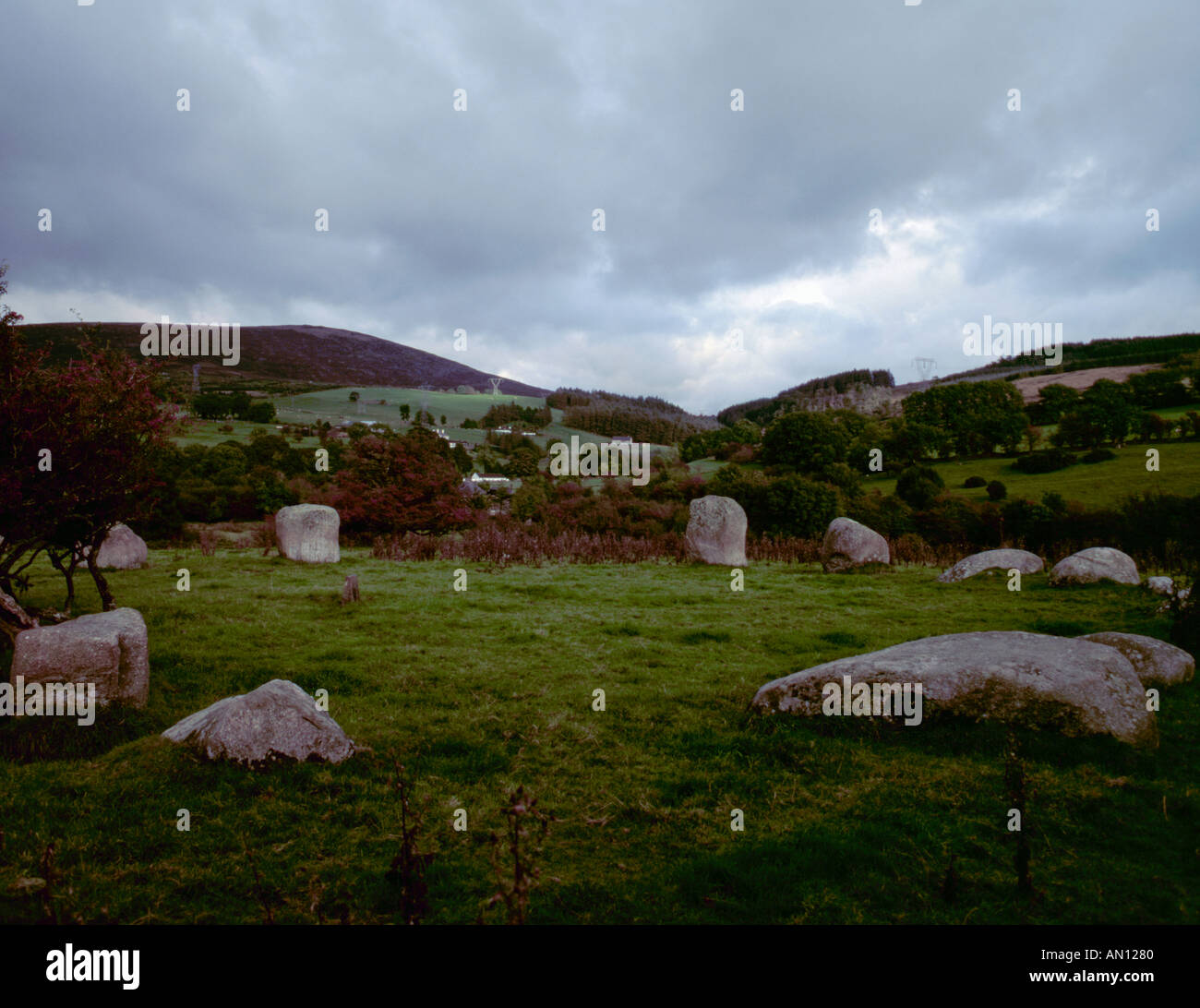 Athgreany stone circle hi-res stock photography and images - Alamy