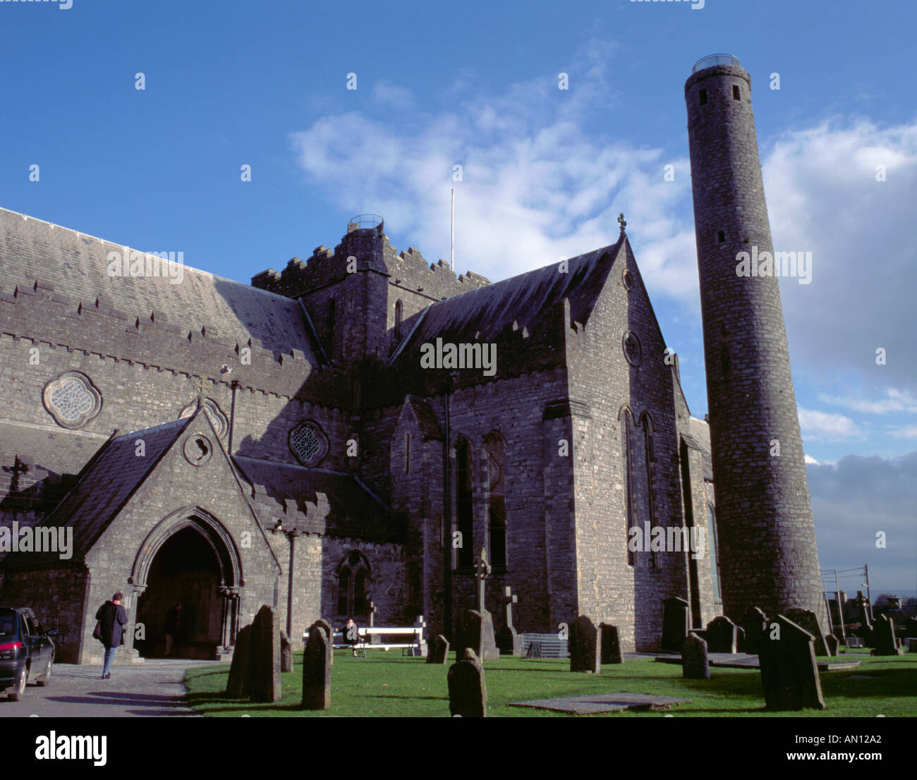 Cathedral of St Canice, Kilkenny, County Kilkenny, Eire (Ireland Stock ...