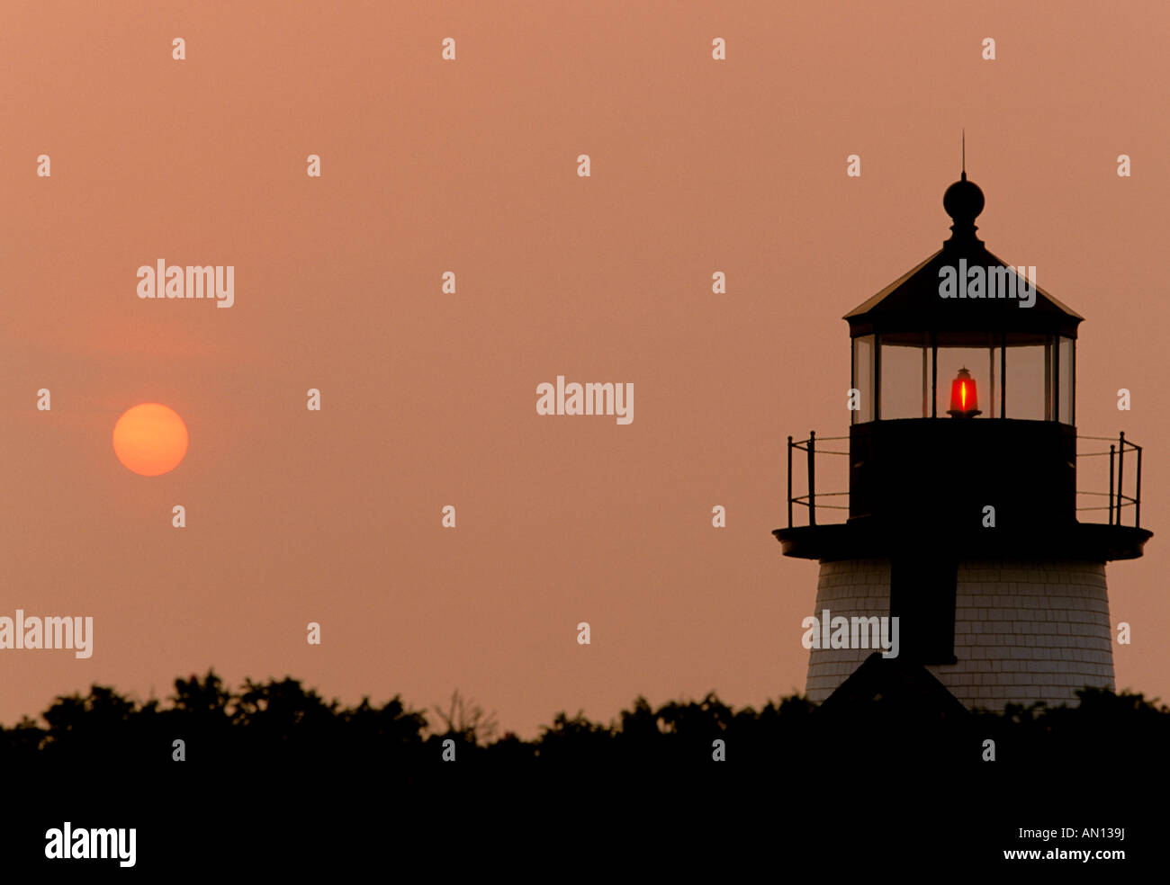 North America, USA, Massachusetts, Nantucket Island. Brand Point island ...
