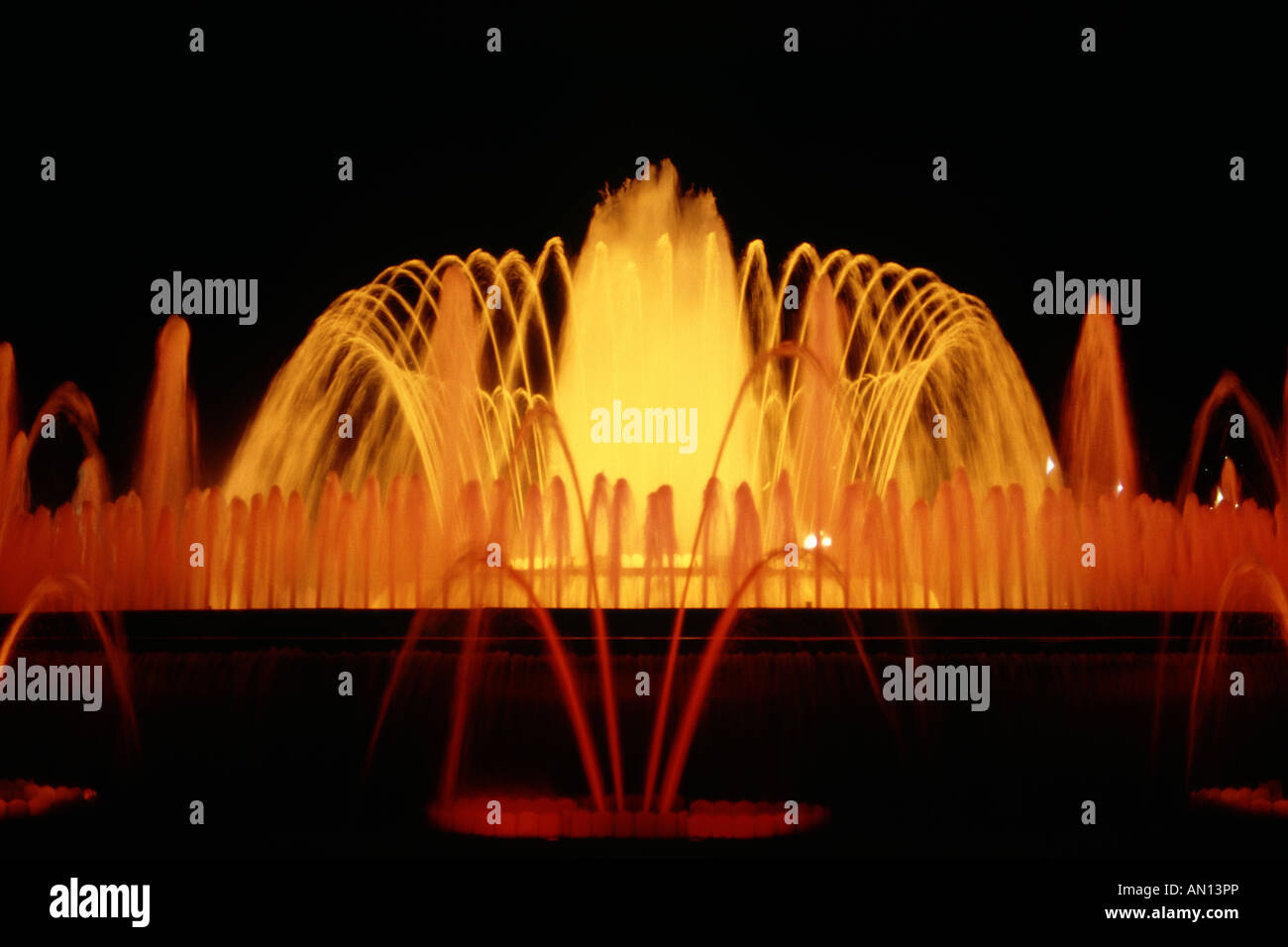 Magic Fountain, Barcelona, Catalonia, Spain Stock Photo - Alamy