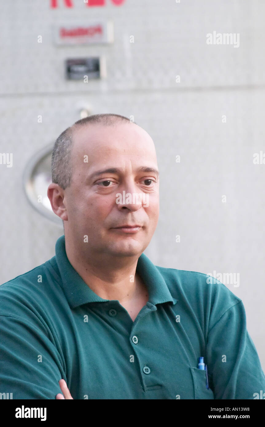 Daniel Lay manager from the winery. Hercegovina Produkt winery, Citluk ...