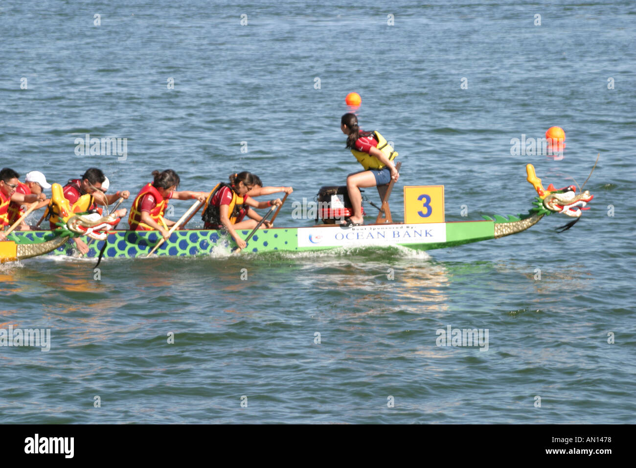 Miami Florida,Bayfront Park,Biscayne Bay water Hong Kong Dragon Boat ...