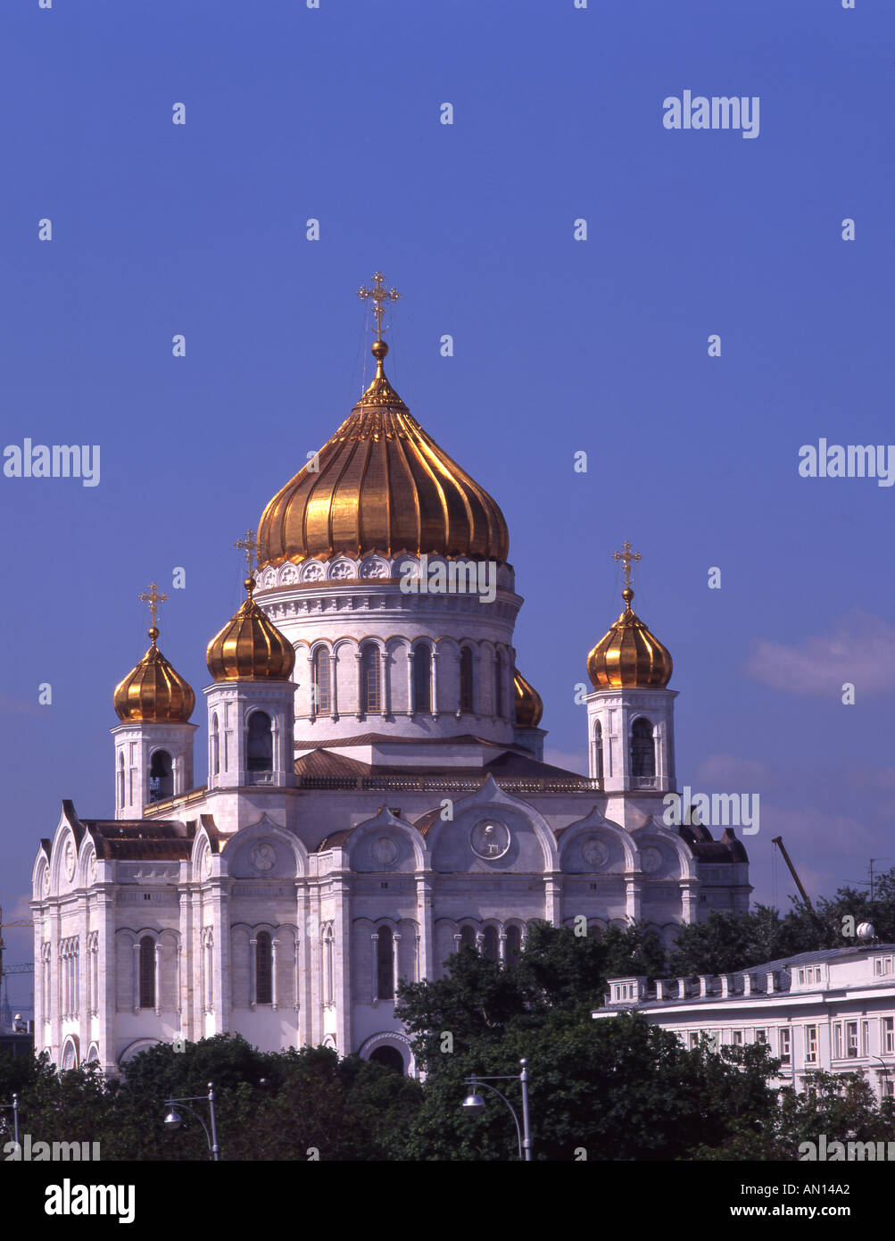 Russia Moscow Cathedral of Christ the Saviour eastern orthodox church ...
