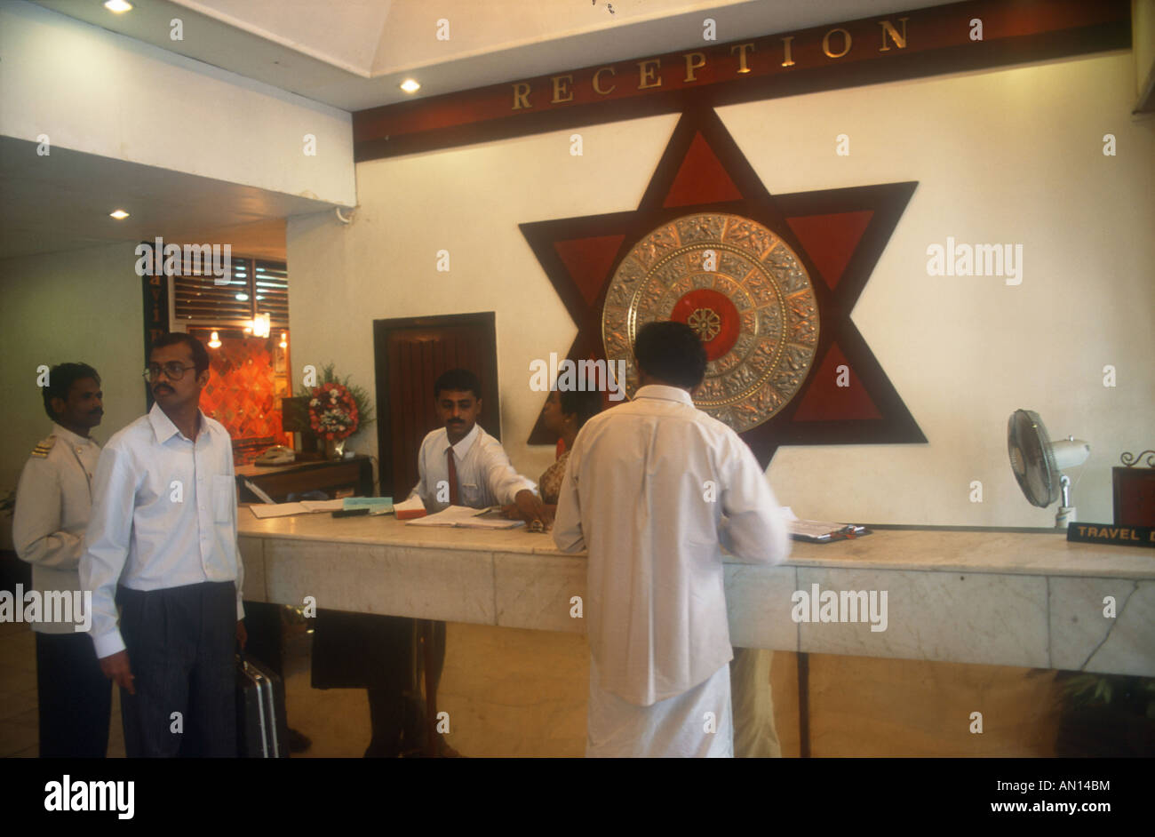Hotel reception india hi-res stock photography and images - Alamy