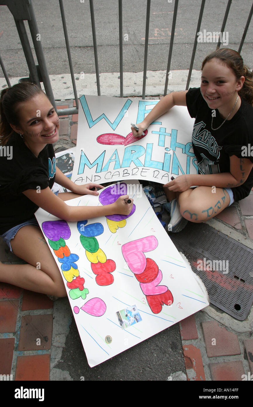 Miami Florida,Flagler Street,Florida Marlins Major League Baseball ...