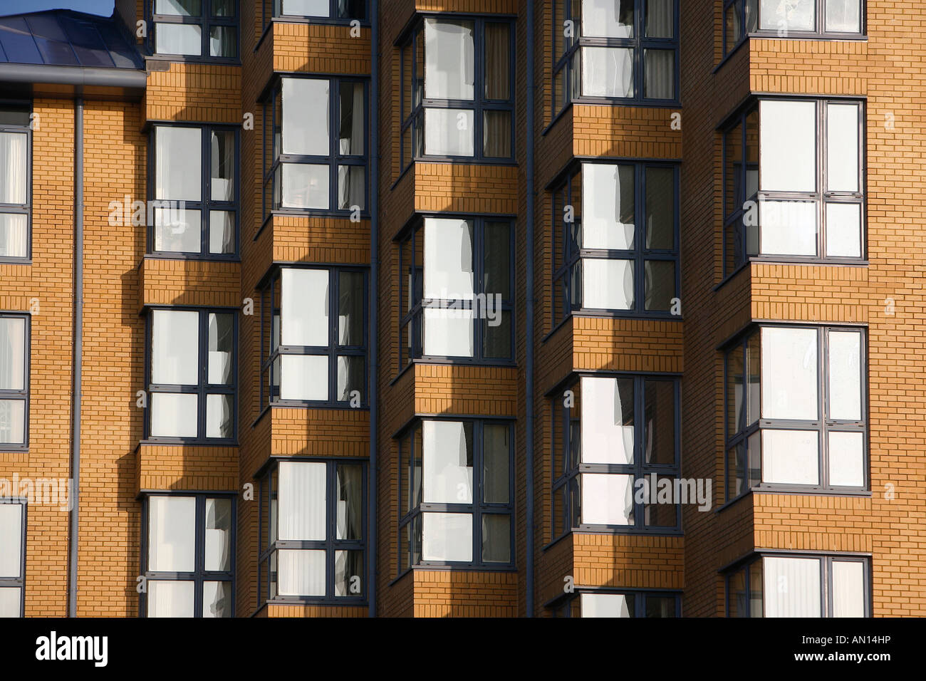 Apartment windows in Bournemouth Southern England. Picture by James ...