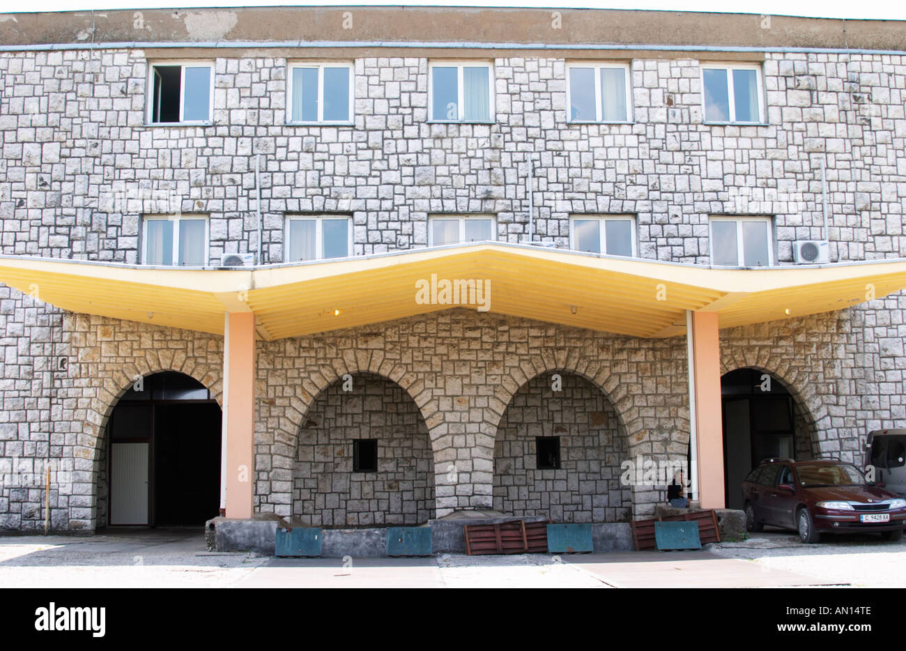 The winery building. Vinarija Citluk winery in Citluk near Mostar, part ...