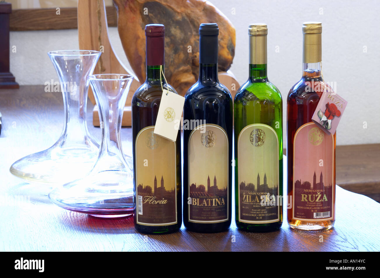 Bottle medugorska ruza rose wine hi-res stock photography and images ...