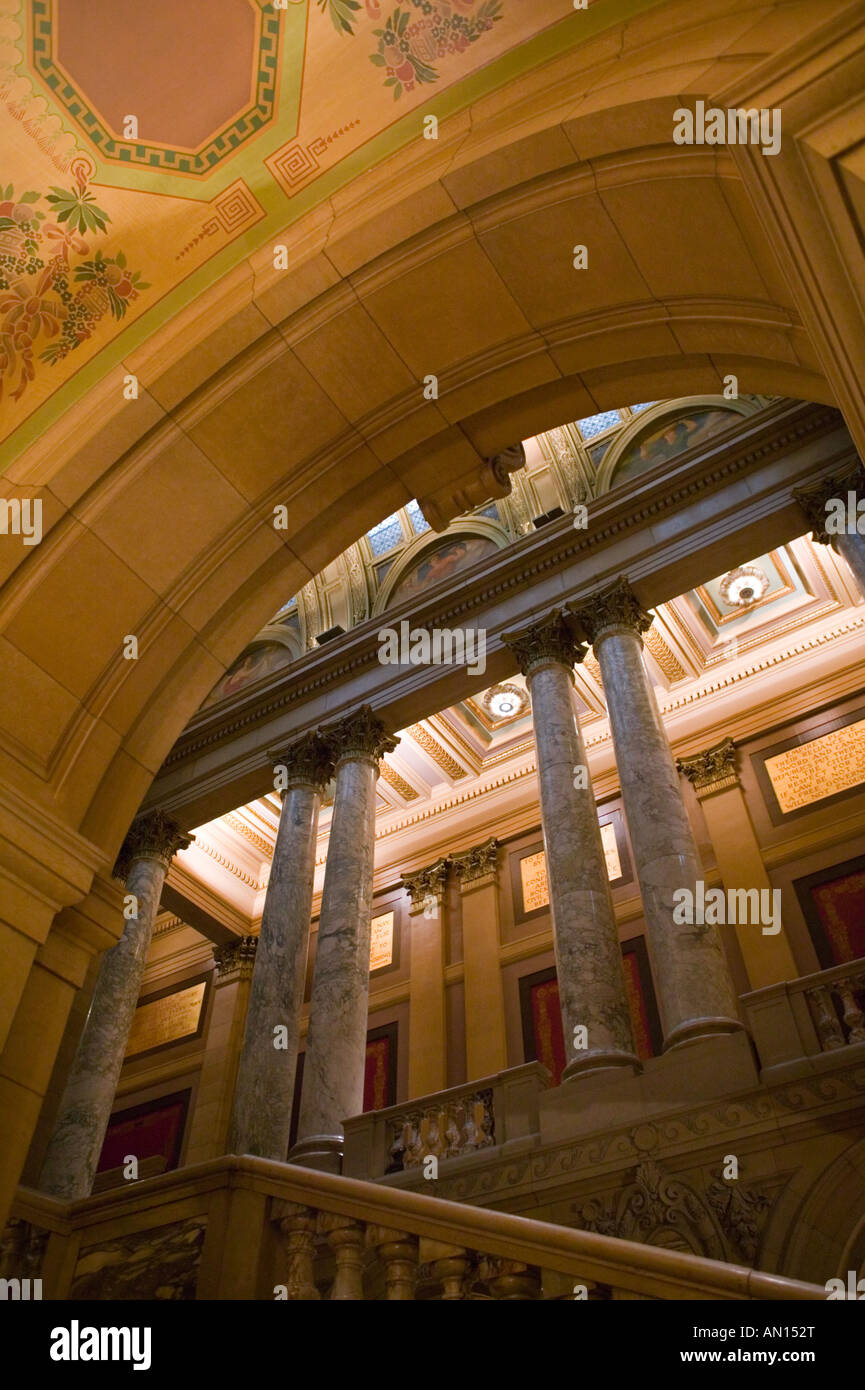 USA, Minnesota, St.Paul: Interior of Minnesota State Capitol Stock ...
