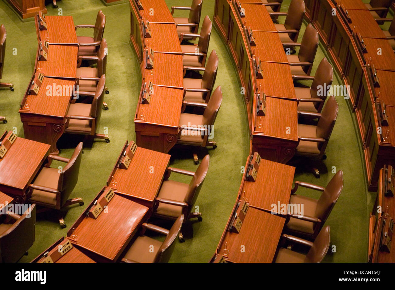 USA, Minnesota, St.Paul: Interior of Minnesota State Capitol, State ...