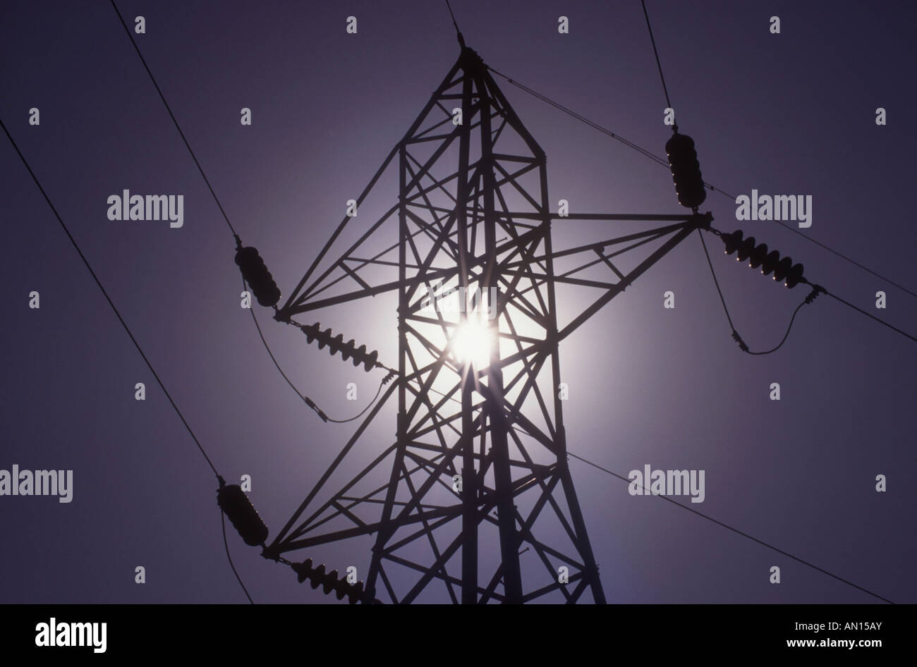 Indian electricity pylons hi-res stock photography and images - Alamy
