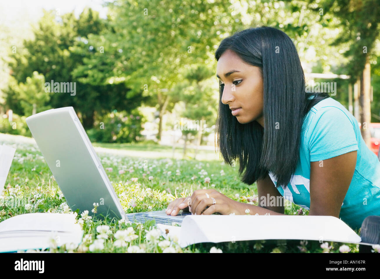 Rural student laptop hi-res stock photography and images - Alamy
