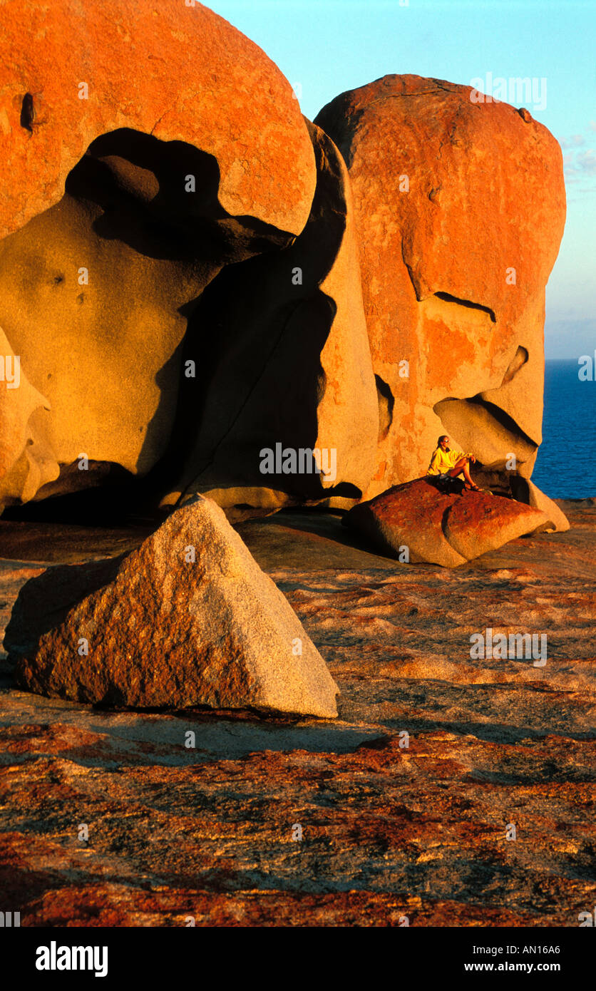 Sunset at the Remarkable Rocks Kangaroo Island South Australia ...