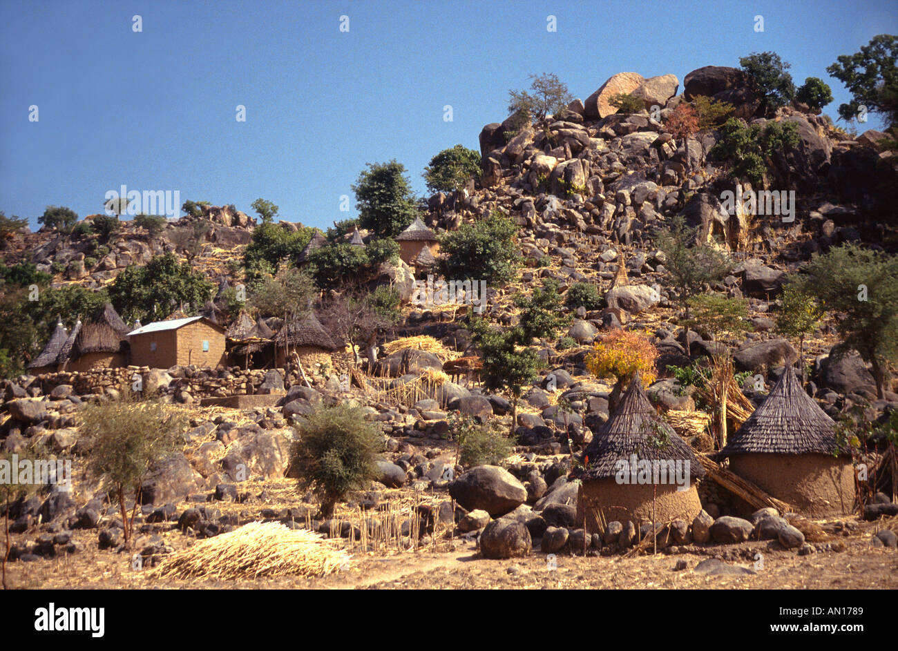 Village Mandara Mountains Northern Cameroun Africa Stock Photo - Alamy