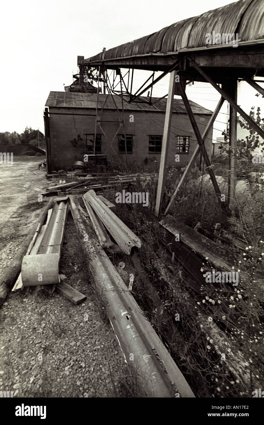Old closed industrial site Abandoned factory Stock Photo - Alamy