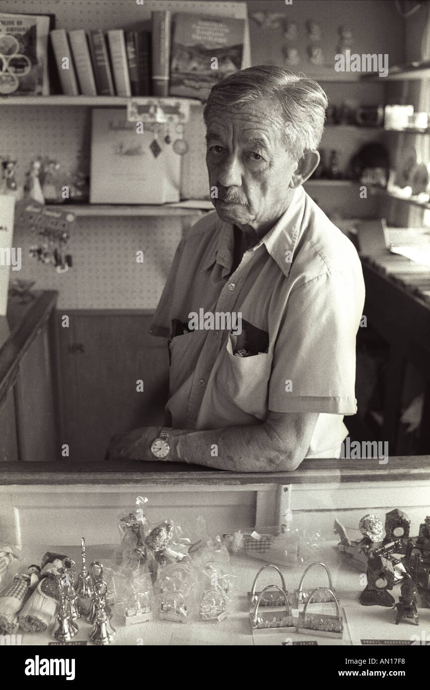 Old fashioned shop keeper hi-res stock photography and images - Alamy