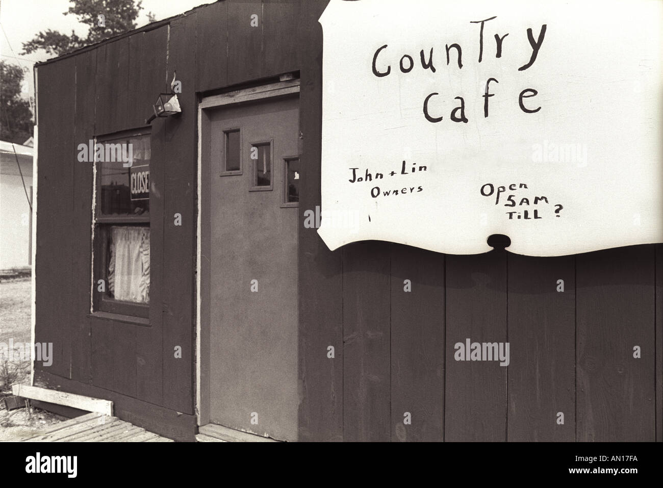 Small country restaurant Stock Photo - Alamy