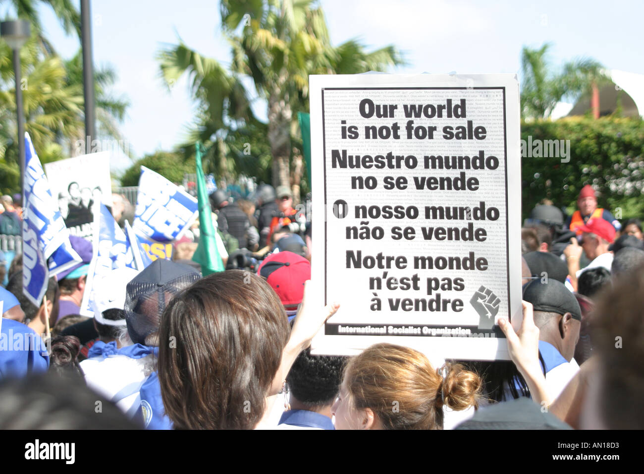Miami Florida,Biscayne Boulevard,Free Trade Area of Americans Summit ...