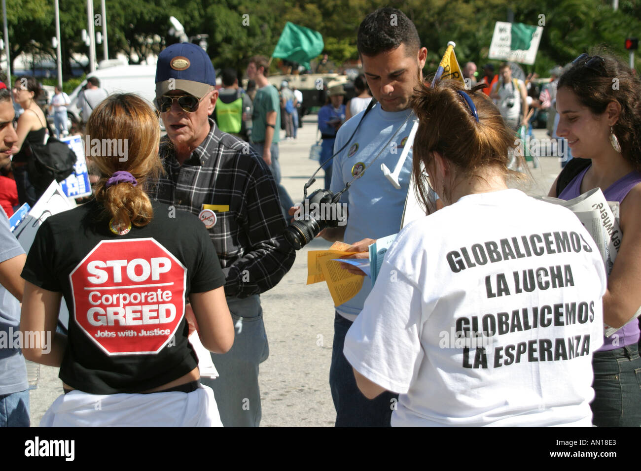 Miami Florida,Biscayne Boulevard,Free Trade Area of Americans Summit ...