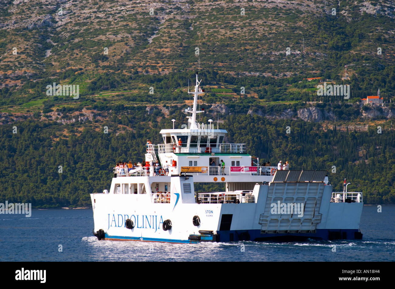 Croatian ferry line hi-res stock photography and images - Alamy
