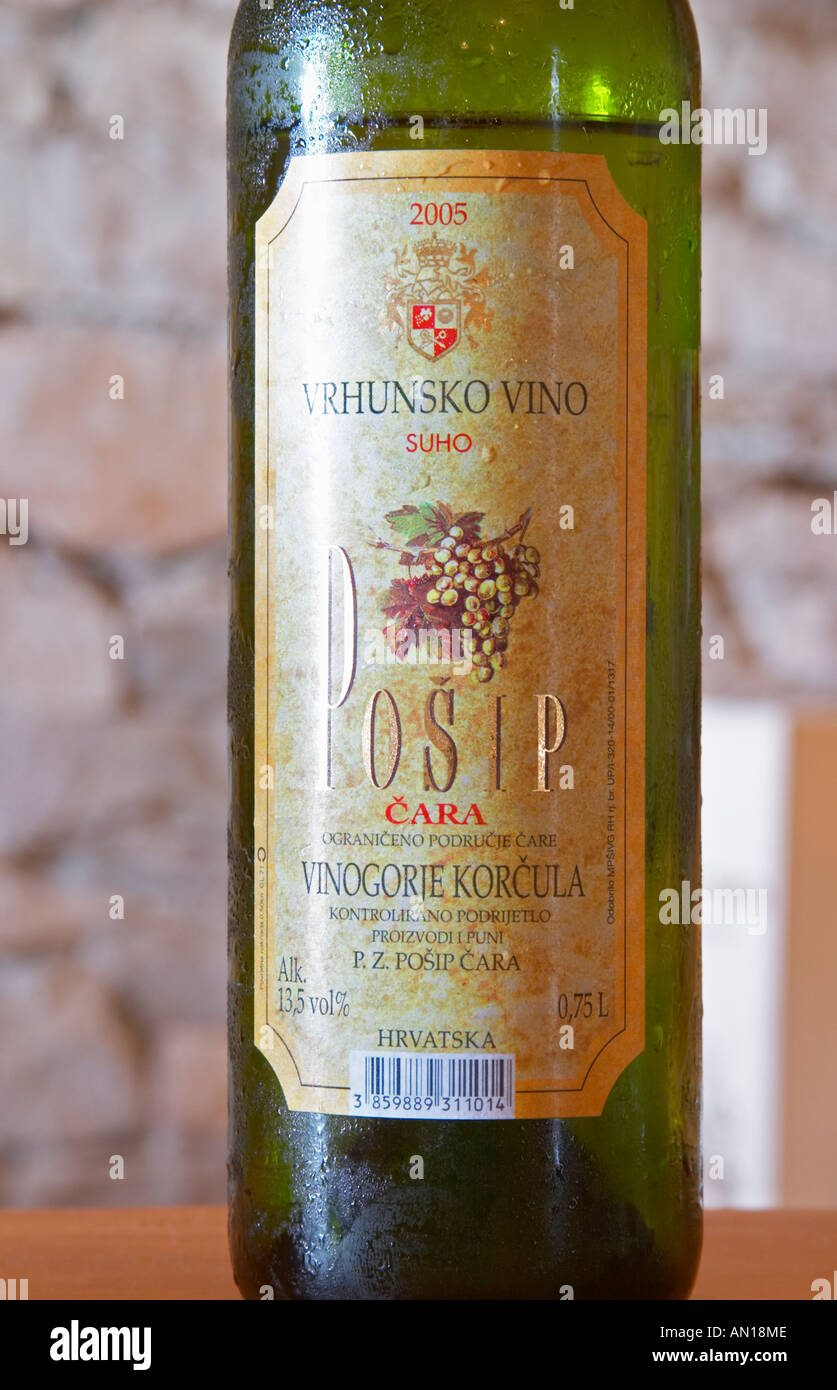 Posip Vrhunsko Vino 2005 Vinogorje Korcula Tara Winery Toreta Vinarija ...