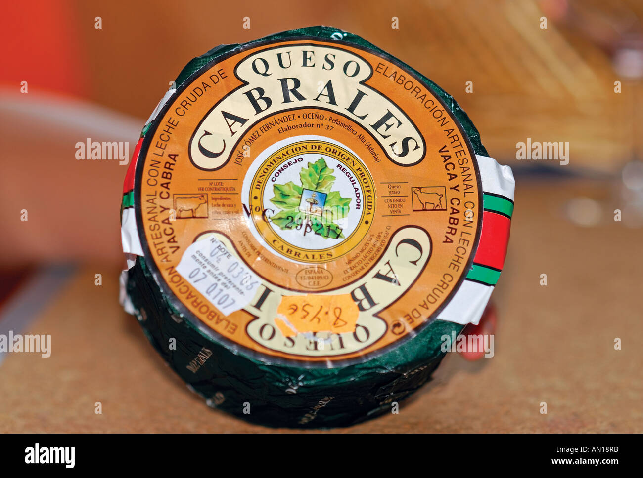 Famous asturian cheese “Queso Cabrales”, Cabrales, Natural Park Picos ...