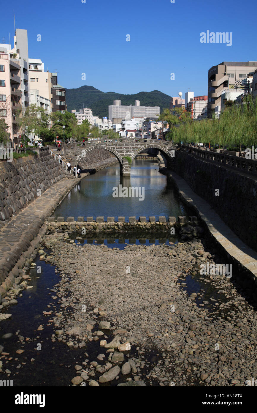 Spectacles Bridge, Nagasaki, Japan Stock Photo - Alamy