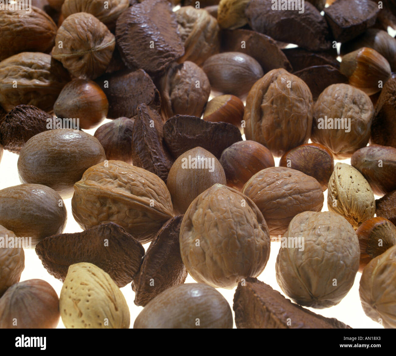 Pecans and walnuts and almonds hi-res stock photography and images - Alamy
