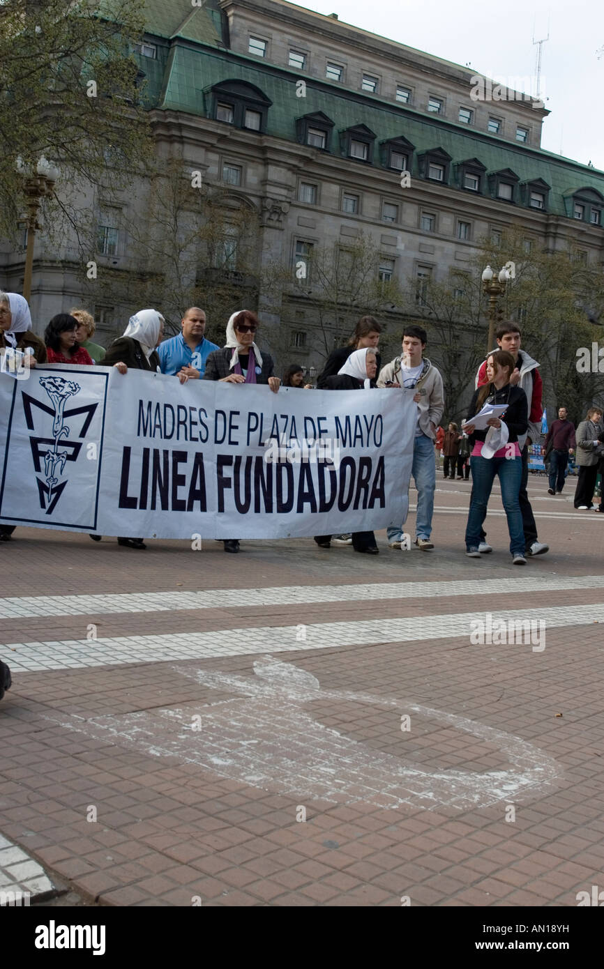 The Mothers of the Plaza de Mayo’s Resistance March Stock Photo - Alamy