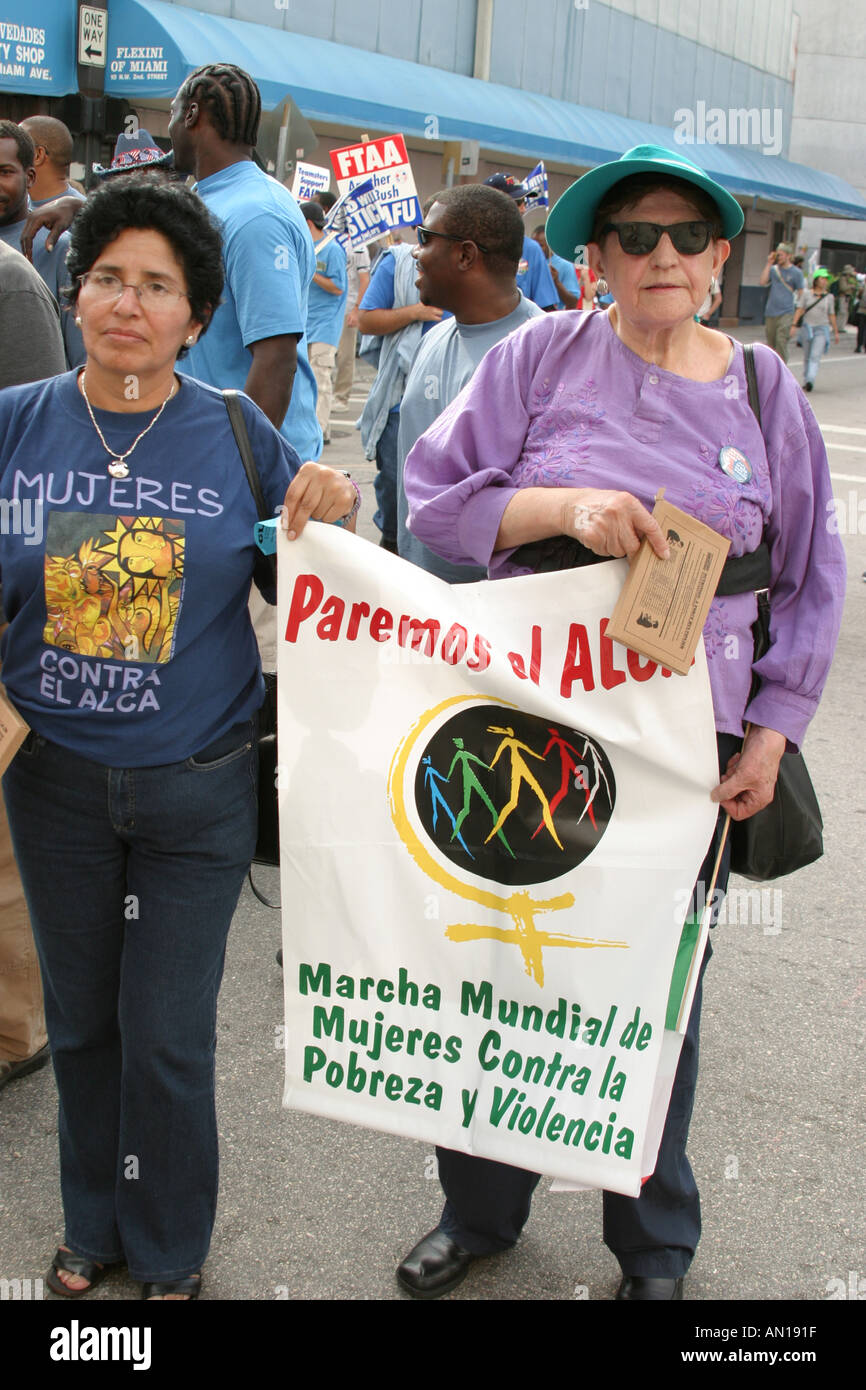 Miami Florida,Biscayne Boulevard,Free Trade Area of Americans Summit ...