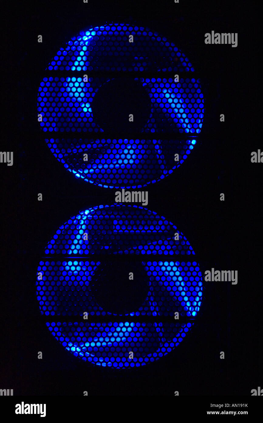 Light and dark blue fans hi-res stock photography and images - Alamy