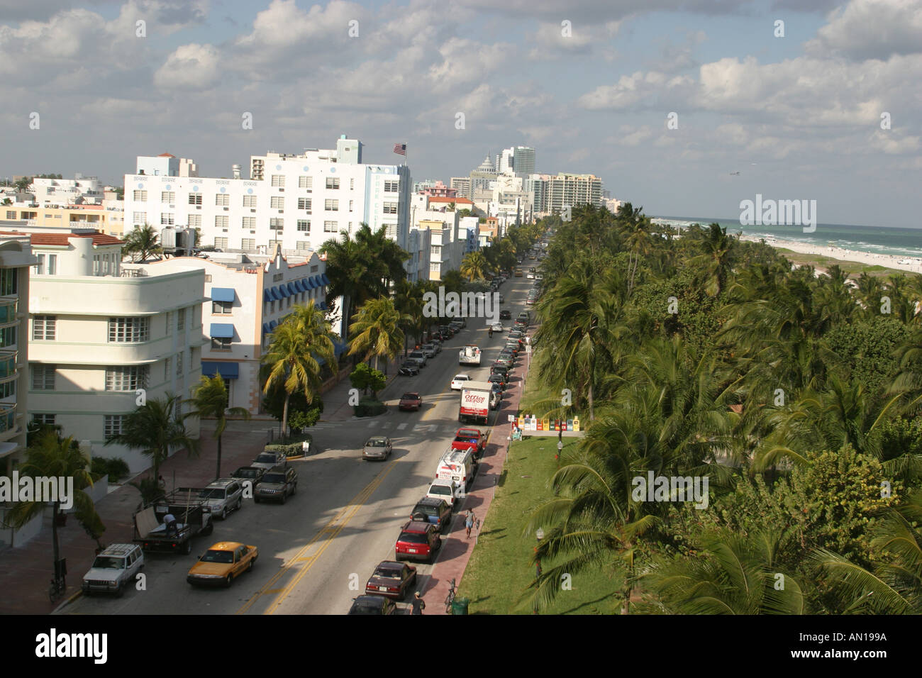 Miami Beach Florida,South Beach,Ocean Drive,Lummus Park,visitors travel ...