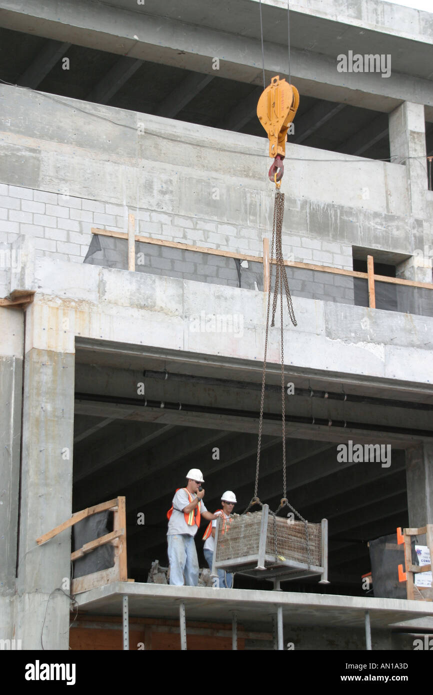 Miami Beach Florida,Collins Avenue,under new construction site building ...