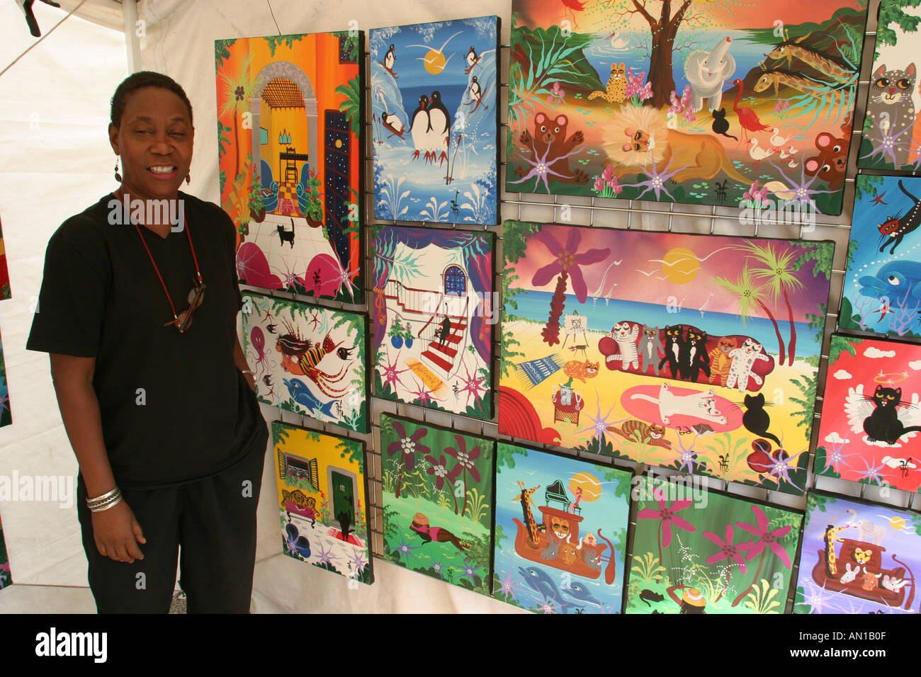 Miami Florida,South Miami Arts and Craft Fair,artists,booths,leisure ...
