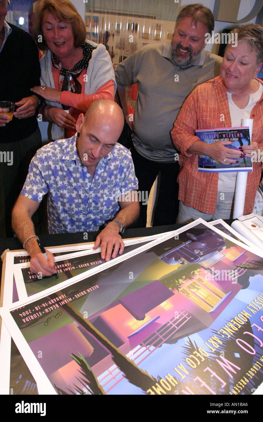 Artist oren sherman signs poster hi-res stock photography and images ...