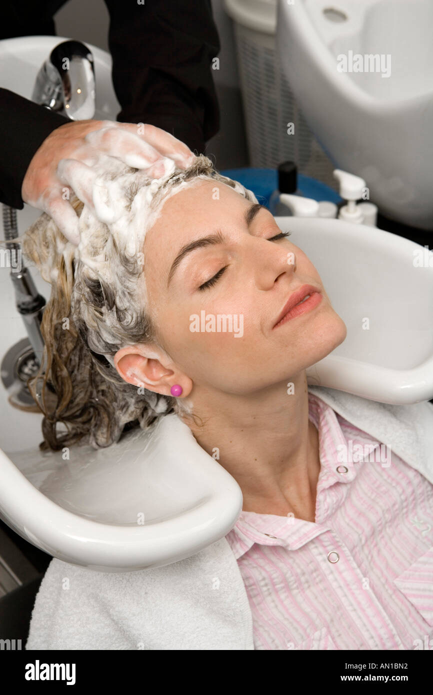 Woman shower lather hi-res stock photography and images - Alamy