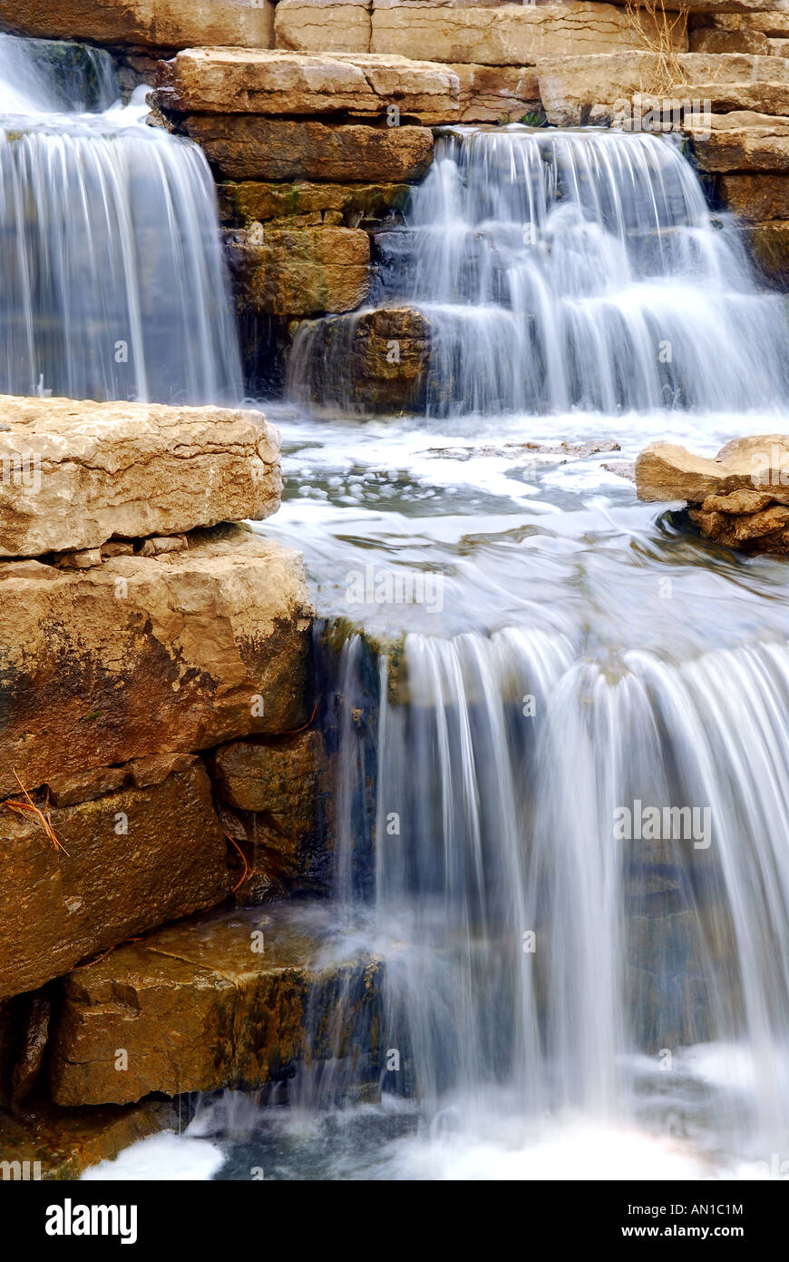 River falls on cascading waterfall hi-res stock photography and images ...