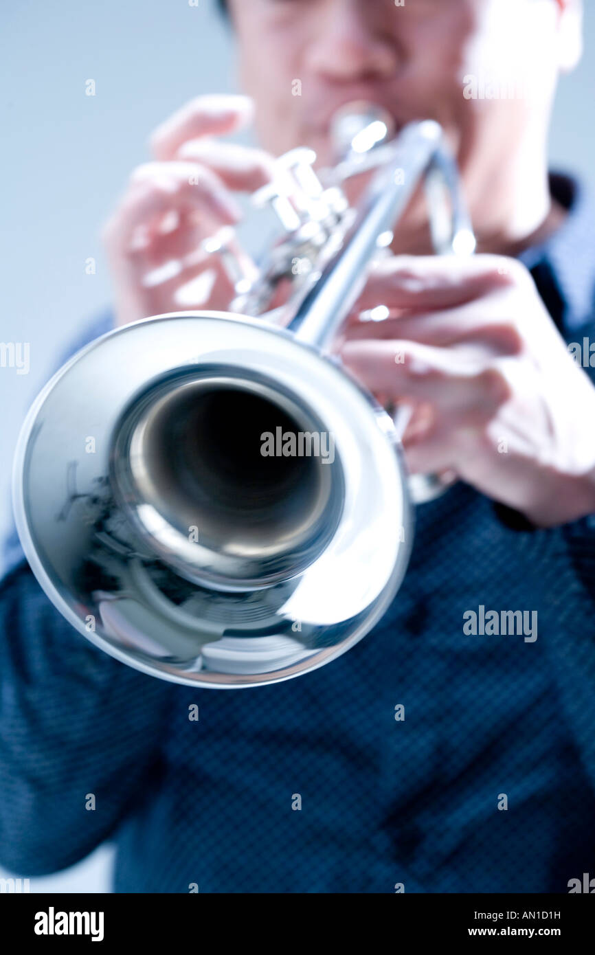 With trumpet hi-res stock photography and images - Alamy
