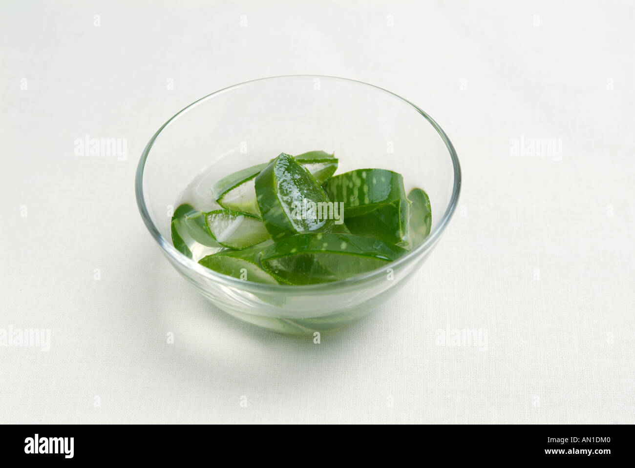 slices Aloe Vera Barbadensis Stock Photo - Alamy