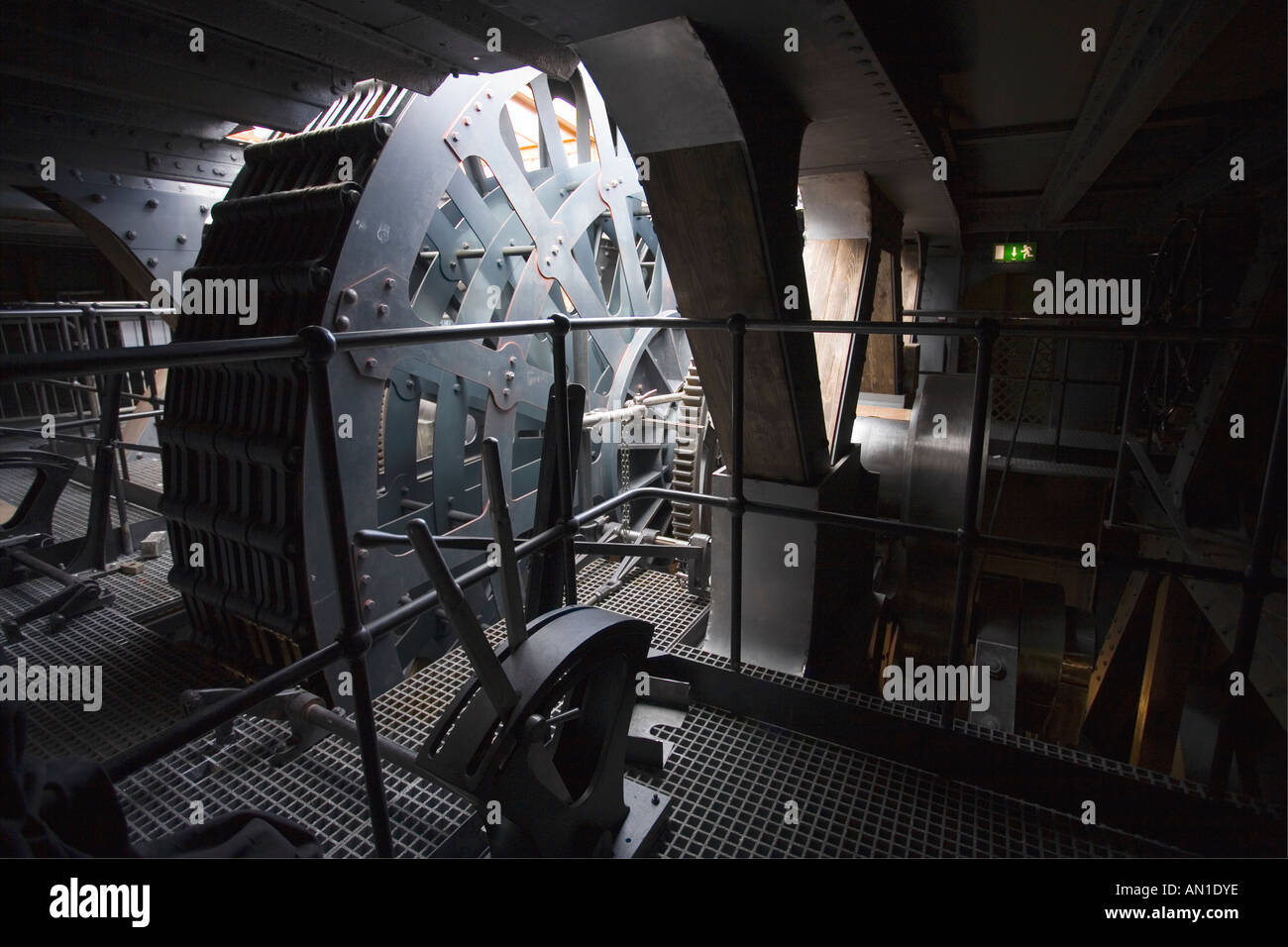 Engine room on the SS Great Britain the world's first large iron ship ...