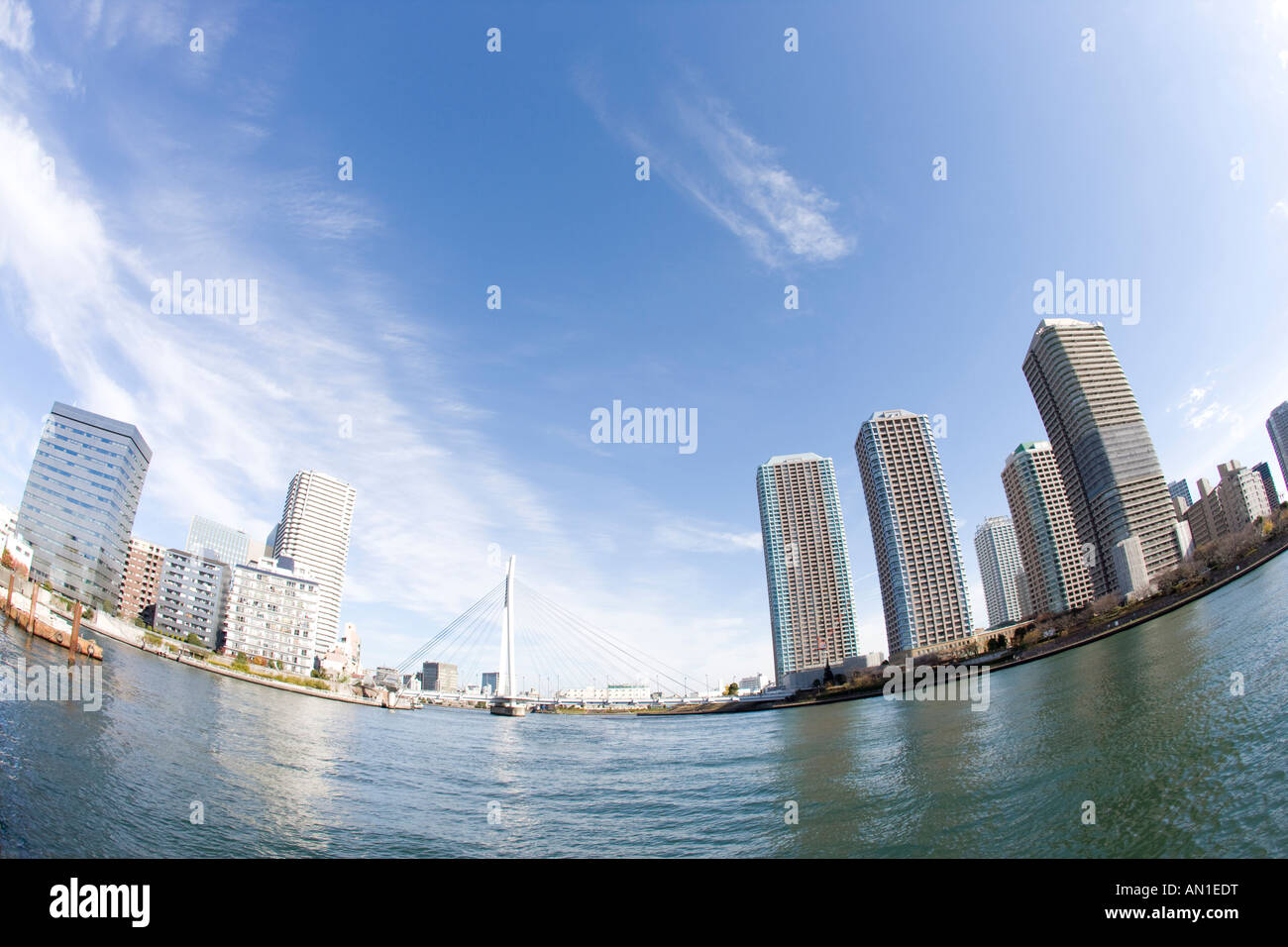 Buildings in Tokyo Japan Stock Photo - Alamy