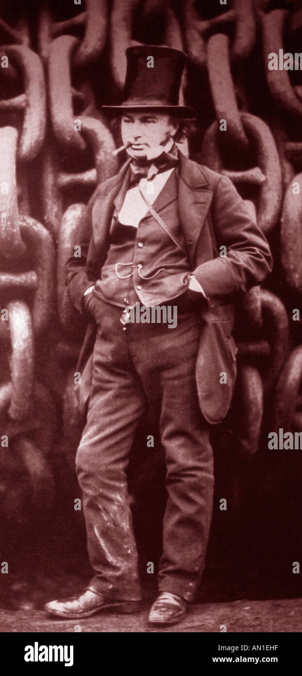 Isambard Kingdom Brunel the famous english victorian engineer and ...