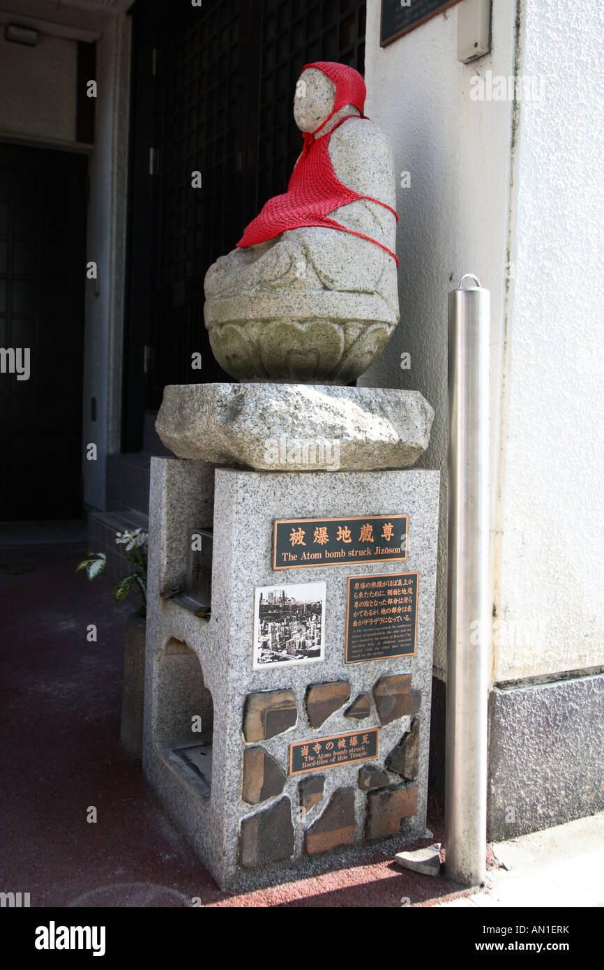 The atom bomb struck Jizoson, Hiroshima, Japan Stock Photo - Alamy