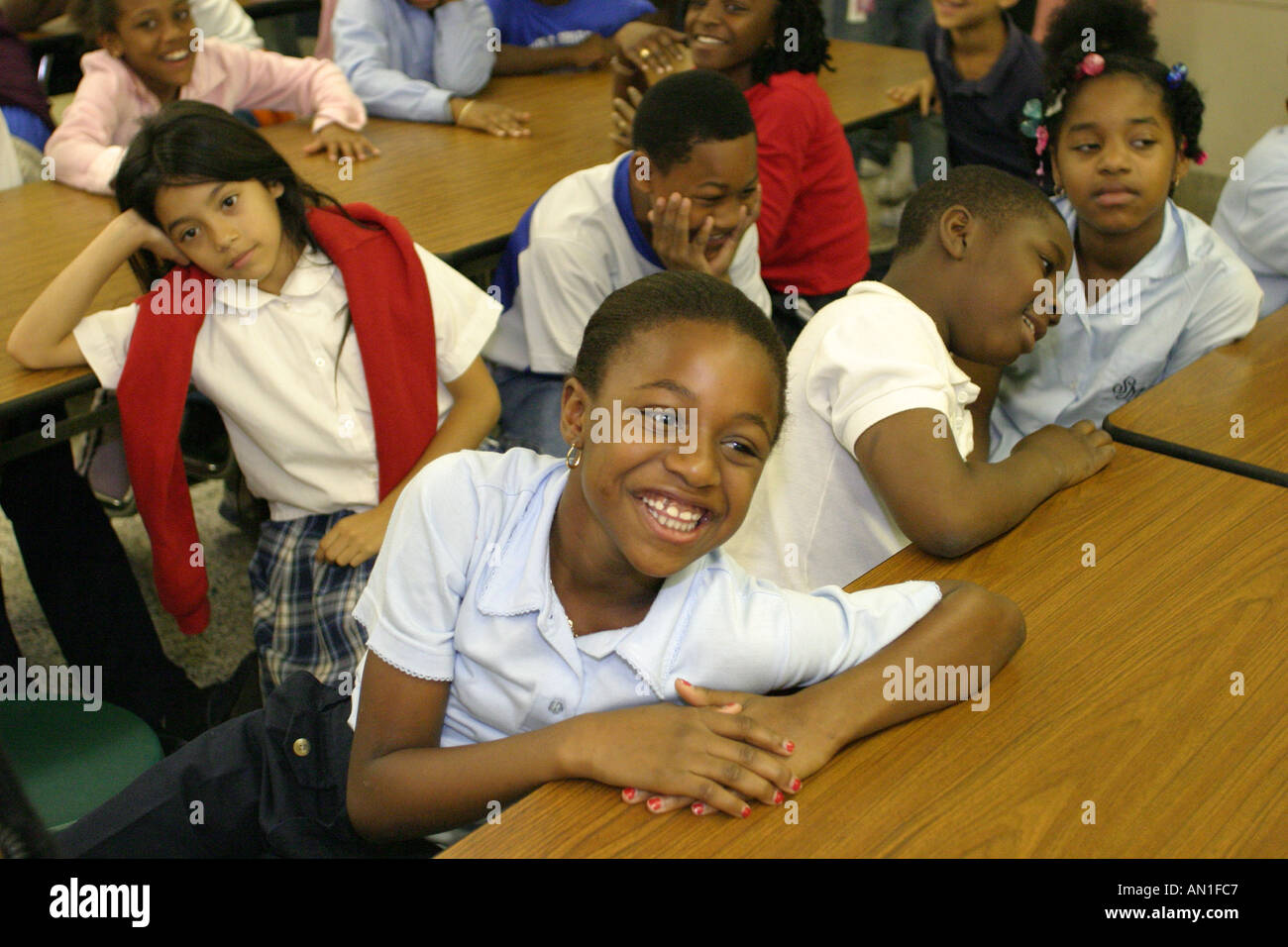 Florida miami liberty city charles drew elementary school hi-res stock ...