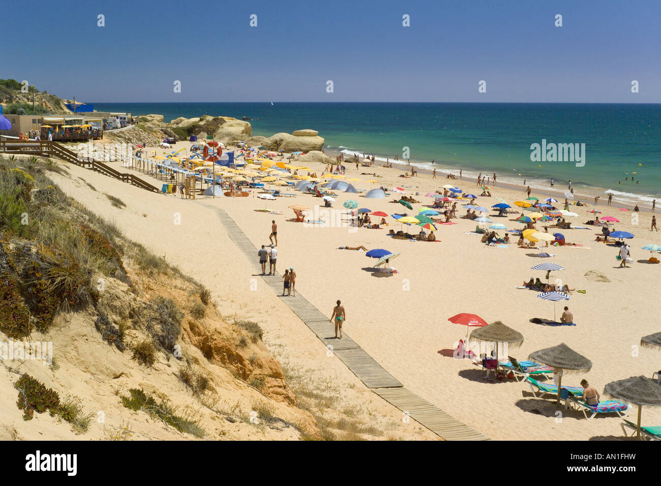 Portugal, The Algarve, Praia Da Gale, Between Albufeira & Armacao De ...