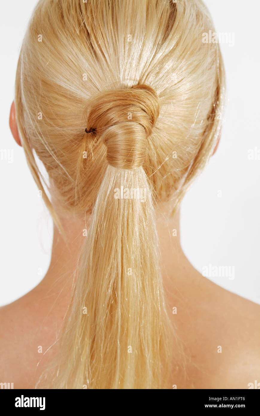 blond hair body part Stock Photo - Alamy