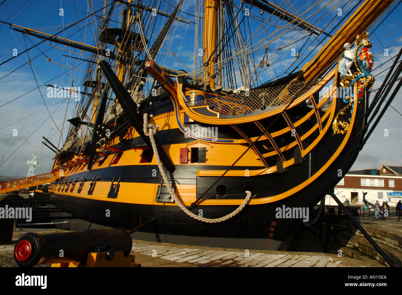 Hms victory portsmouth hi-res stock photography and images - Alamy