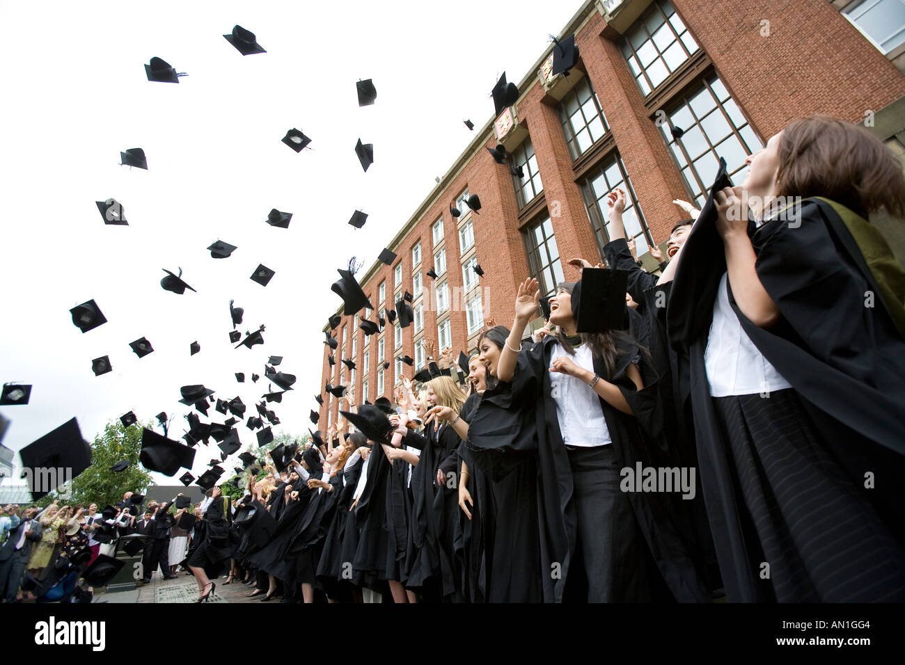 Graduation and uk and celebrate hi-res stock photography and images - Alamy